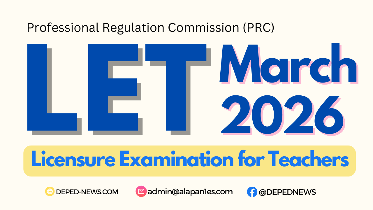 Y-Z List of Passers (Secondary): LET March 2026 Results